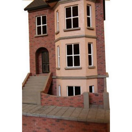Decorated Bay View House & Basement (1:24 scale), BDH0124D3